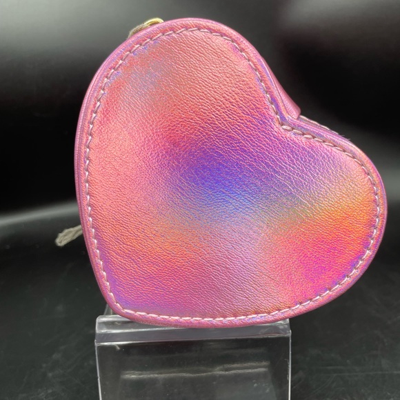 a new day | Bags | Iridescent Pink Heart Jewelry Box | Poshmark